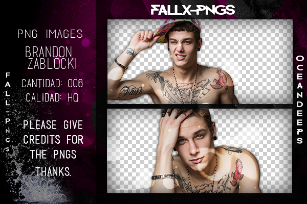 Pack Png 70: Brandon Zablocki. by Fallx-pngs on DeviantArt