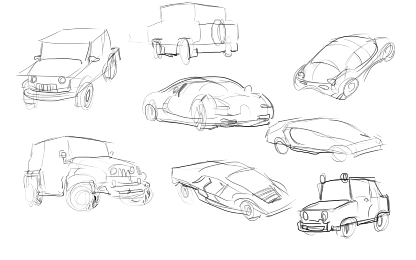 Car studies by Lil-Tachyon on DeviantArt