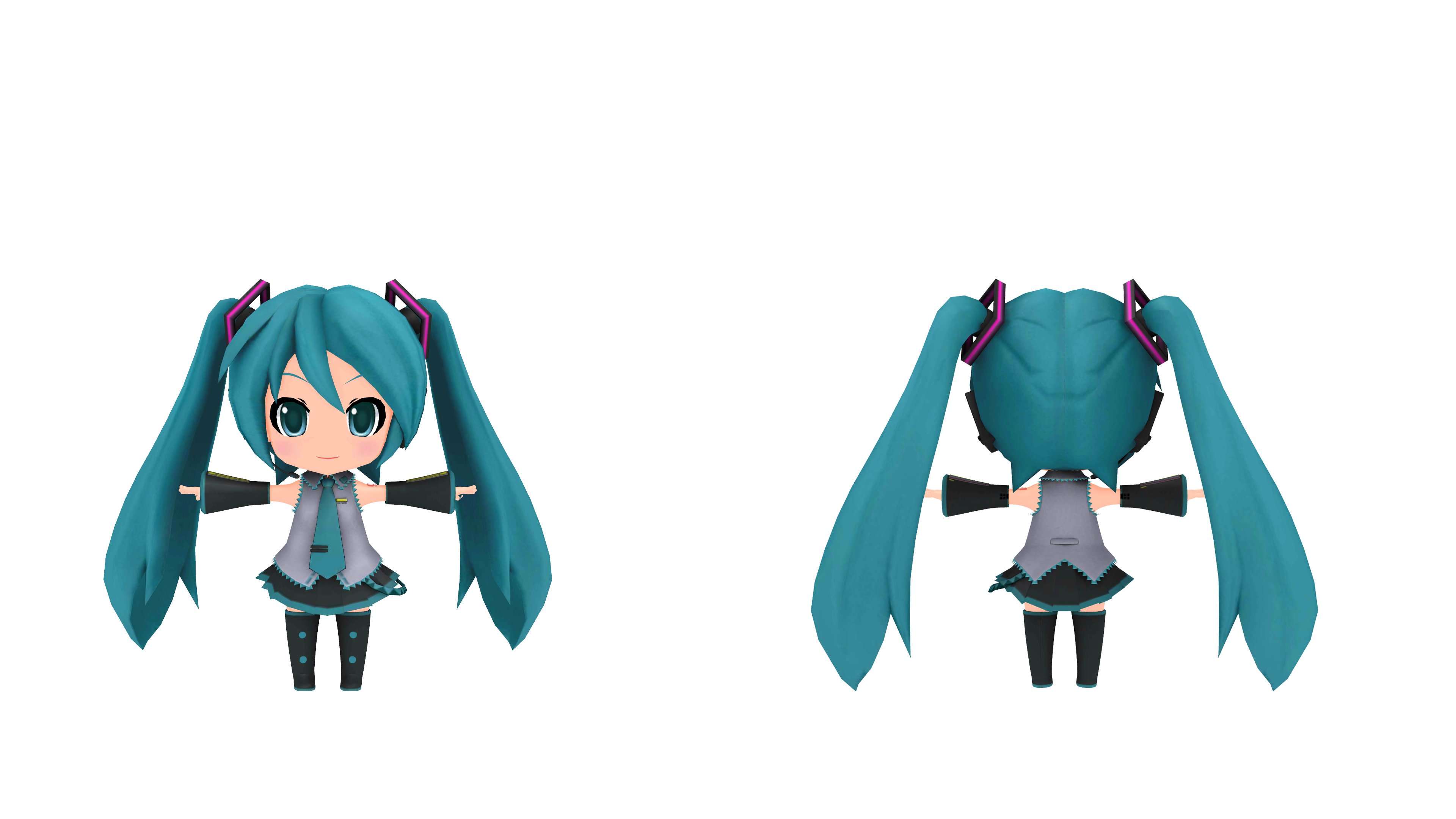 Project Mirai DX Default Miku by MrsCheeseCake45 on DeviantArt