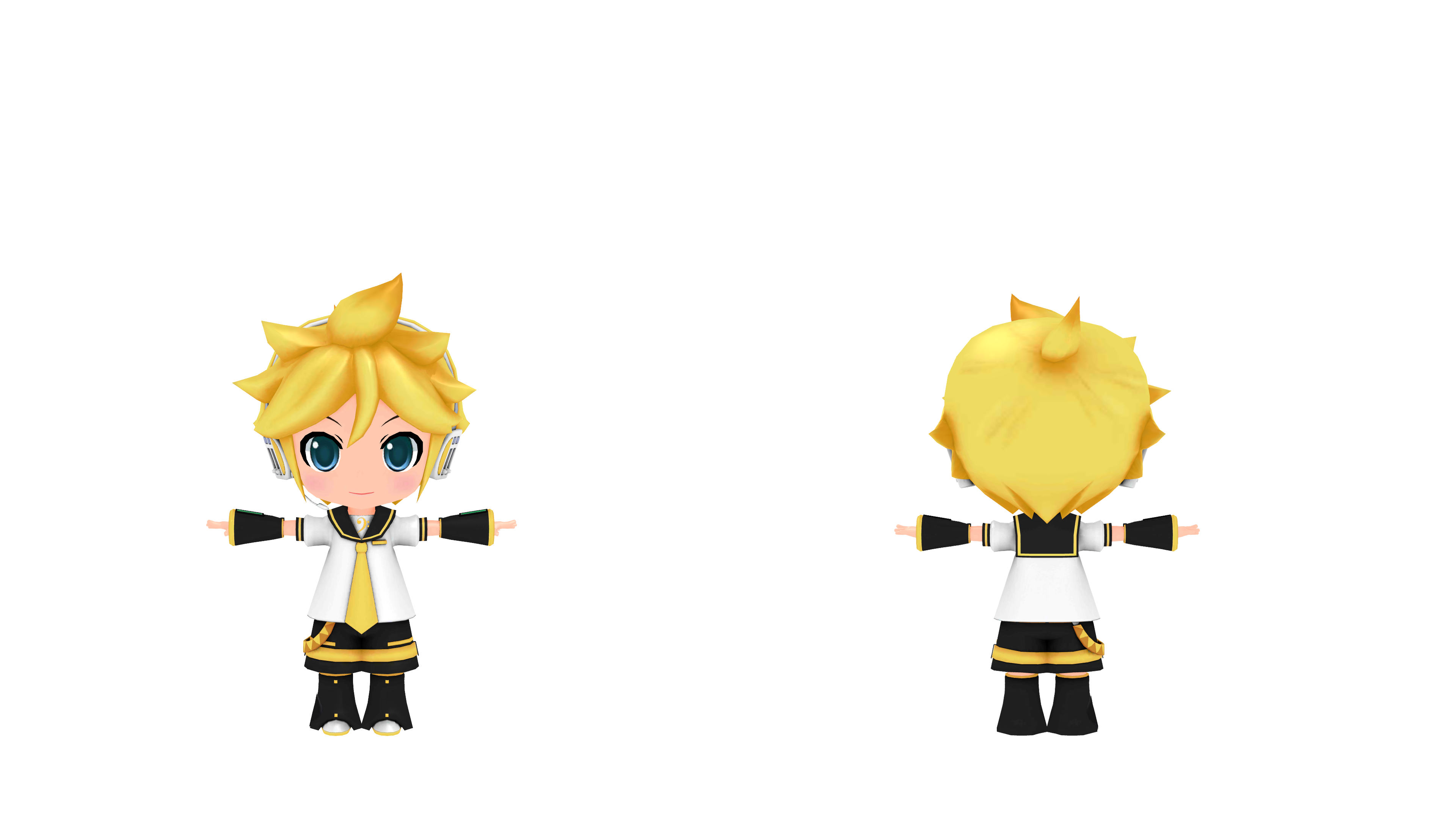 Project Mirai DX Default Len by MrsCheeseCake45 on DeviantArt