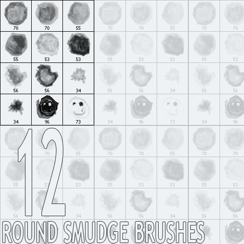Round Smudge Brushes by Corez on DeviantArt