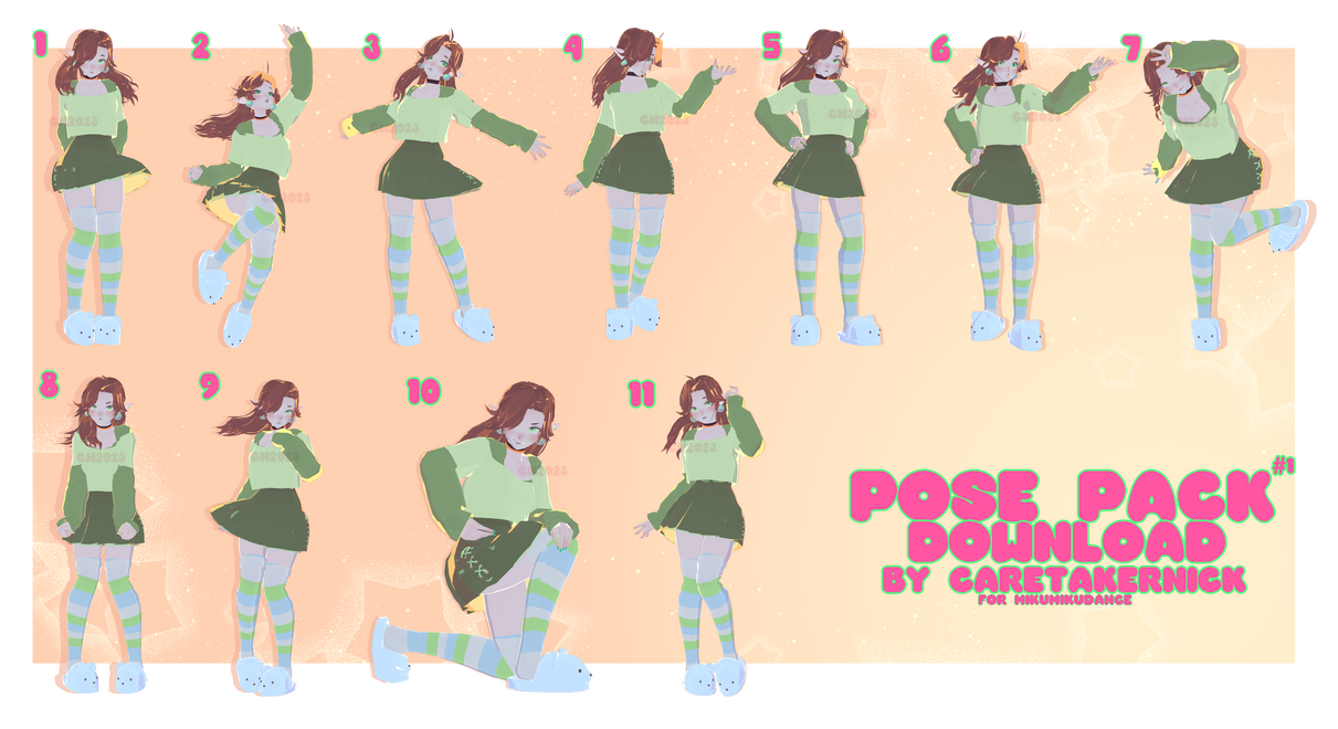 [MMD/DL] Pose Pack 1 by CaretakerNick on DeviantArt