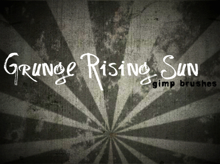 Grunge Rising Sun GIMP Brushes by annadigiovanni on DeviantArt