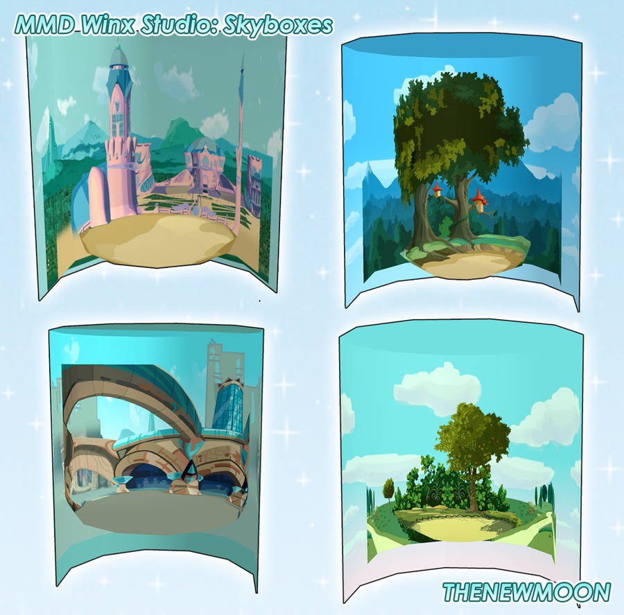 Winx Studio Skyboxes (DL) by MusaNakaNM on DeviantArt