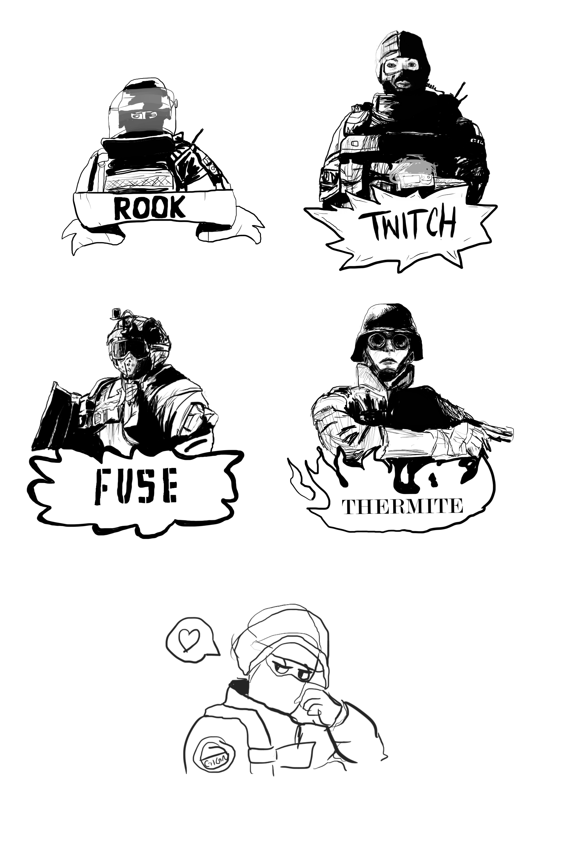 Rainbow 6 Siege by HannJazzRose on DeviantArt