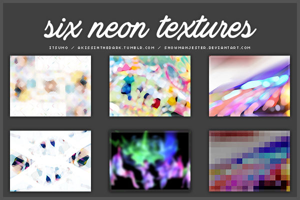 Neon Texture Pack by snowmanjester on DeviantArt
