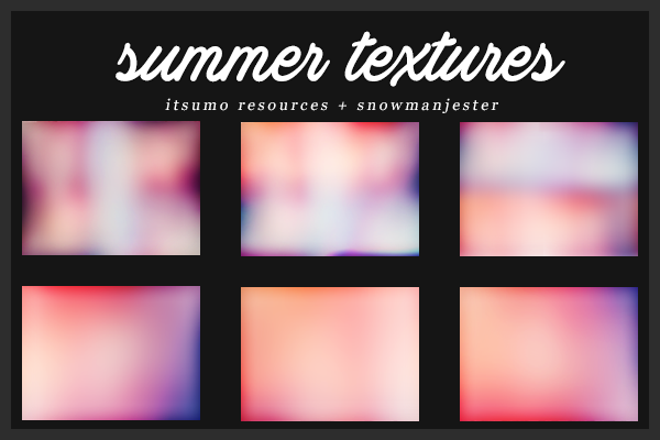 Summer Texture Pack by snowmanjester on DeviantArt
