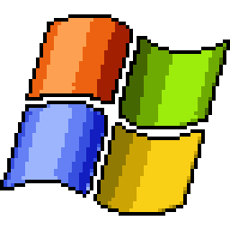 Windows XP Logo in pixels by Wolfyboiiii on DeviantArt