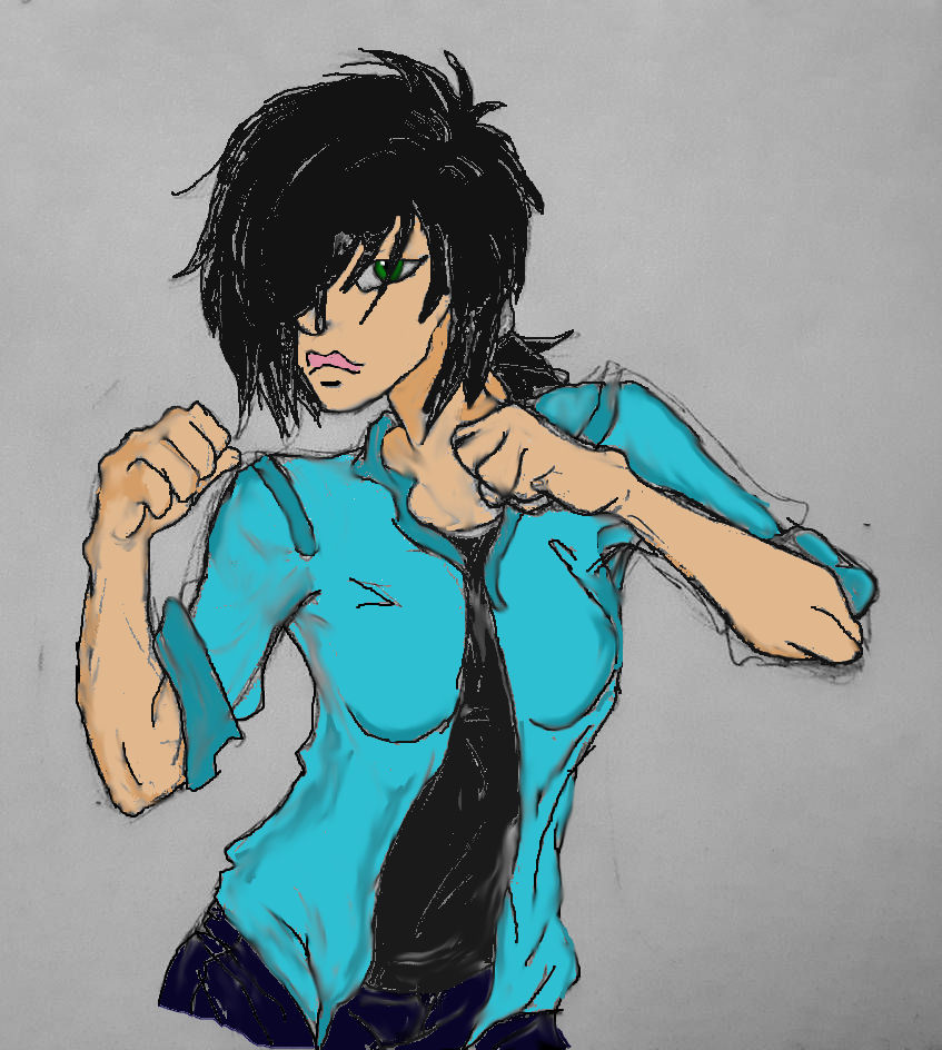 Luna in Fighting Pose (Update) by IceEarth12 on DeviantArt