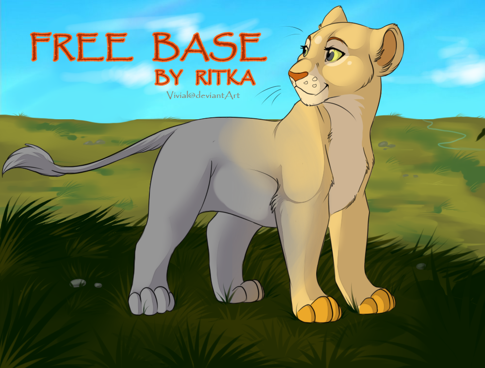 Free Lion Base by Vivial on DeviantArt