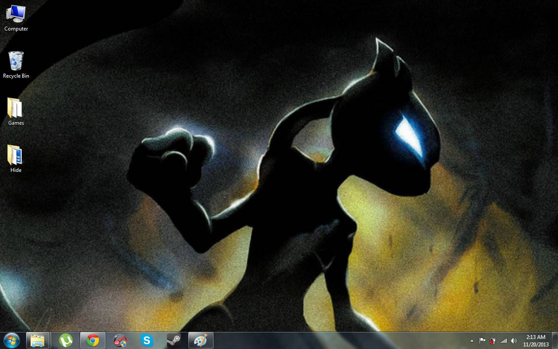Mewtwo Windows 7 Aero Theme by CaptainRobGaming on DeviantArt