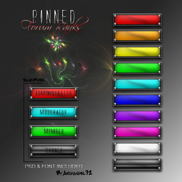 Pinned Forum Ranks by bry5012 on DeviantArt