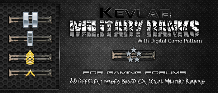 Kevlar Military Ranks by bry5012 on DeviantArt