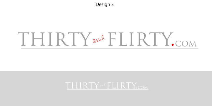 Thirty And Flirty Logo 3 by oscar-graphics on DeviantArt