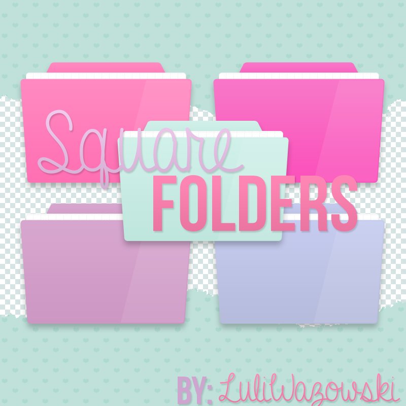 +Square Folders by LuliWazowski on DeviantArt