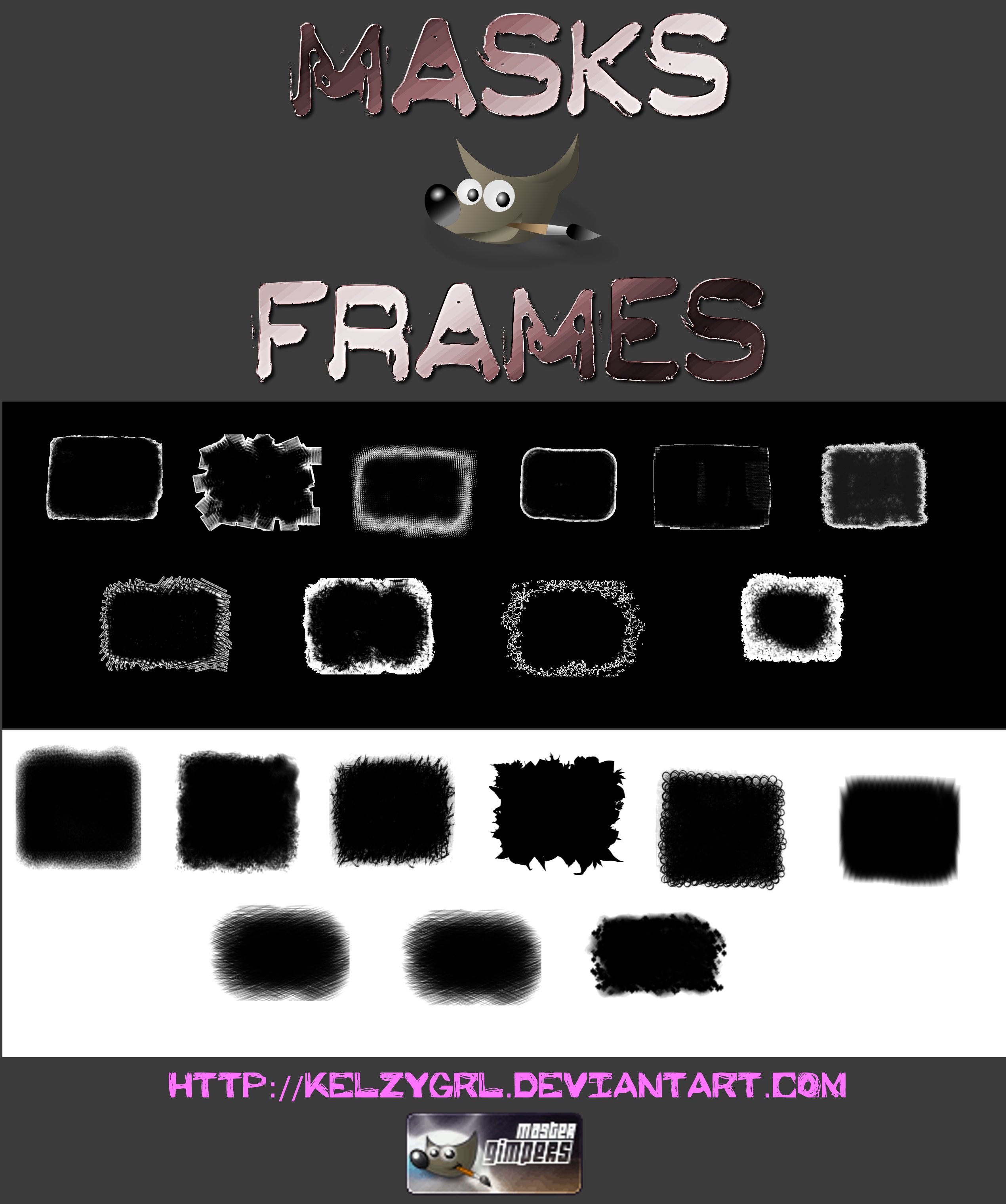 Masks Frames by kelzygrl on DeviantArt