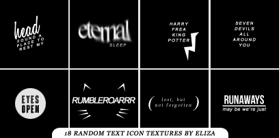 Random Text Icon Textures by elizacunningham on DeviantArt