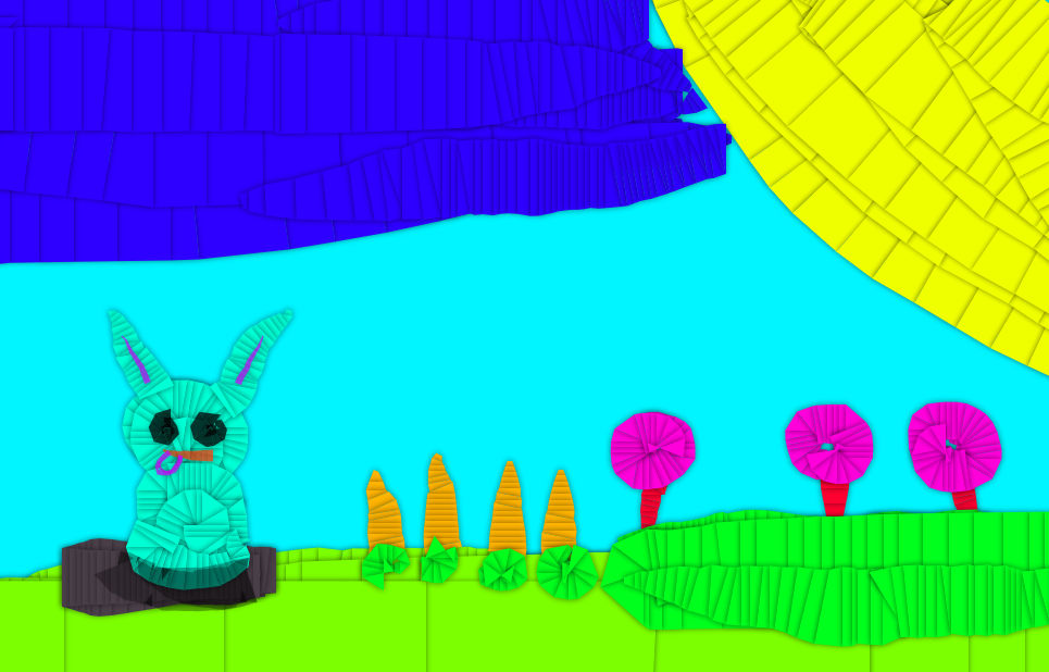 BlueBunny in an Art World by BlueBunnyGamer on DeviantArt