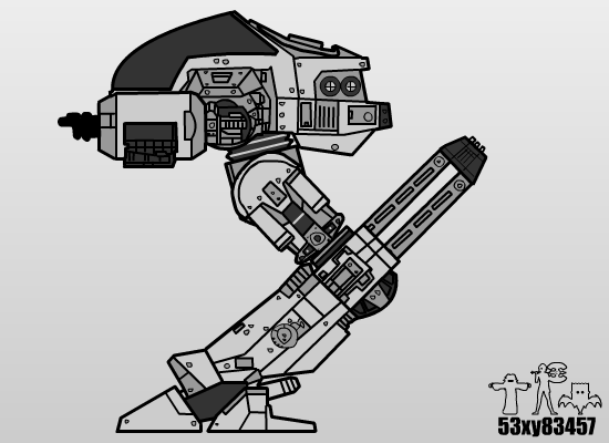 ED-209 animated (CH3) by 53xy83457 on DeviantArt
