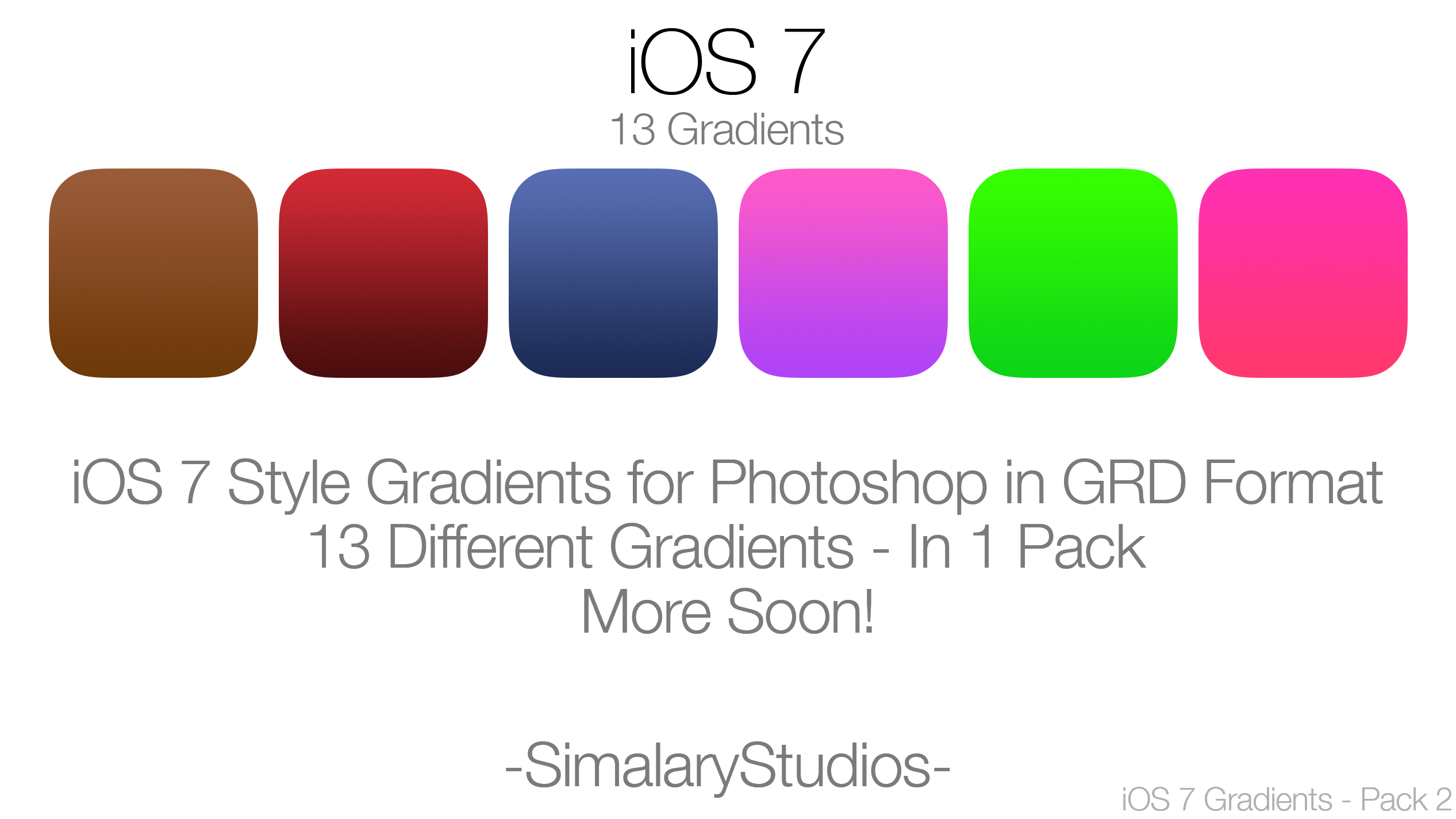 iOS 7 Gradients 2 by simalary44 on DeviantArt