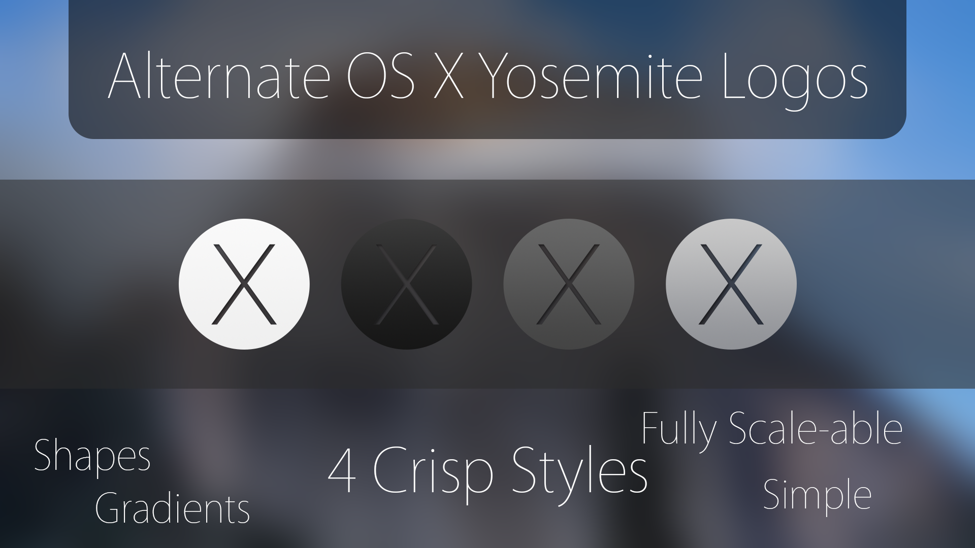 OS X Yosemite Logo Alternate Logos - PSD by simalary44 on DeviantArt