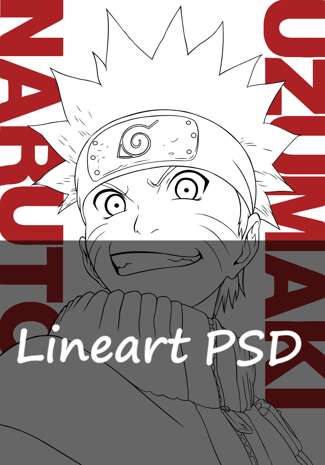 Naruto Artbook : Naruto Lineart [PSD] by Rollando35 on DeviantArt