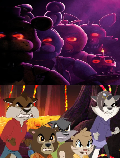 Great Wolf Pack vs FNAF Animatronics (2023) by The-MMT on DeviantArt