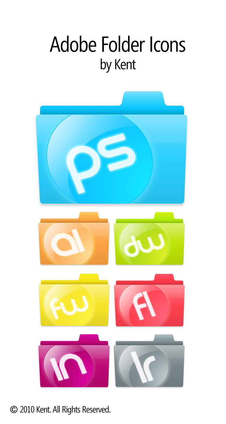 Adobe Folder Icons by kepeifeng on DeviantArt