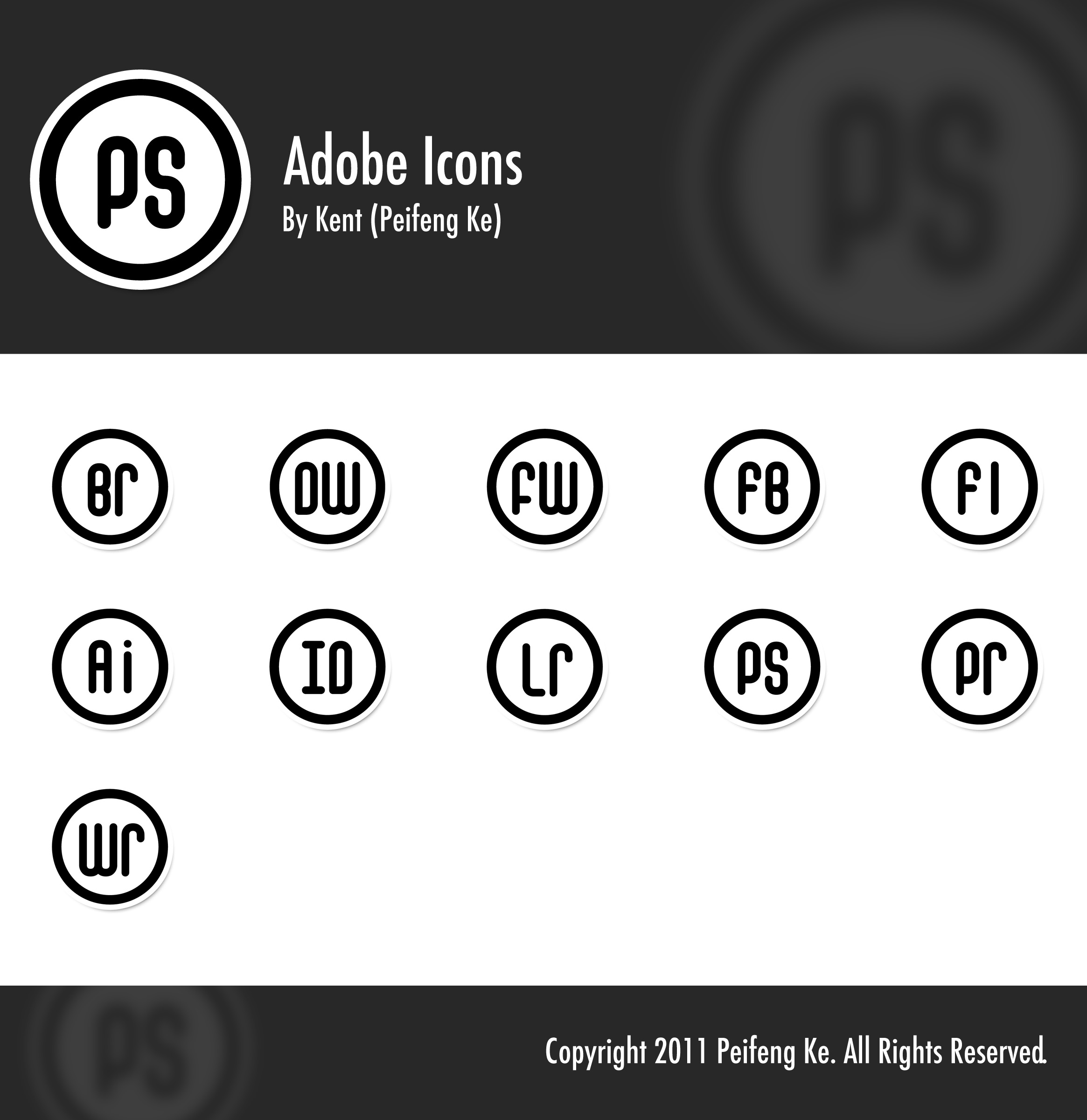 Adobe Icons By Kent by kepeifeng on DeviantArt