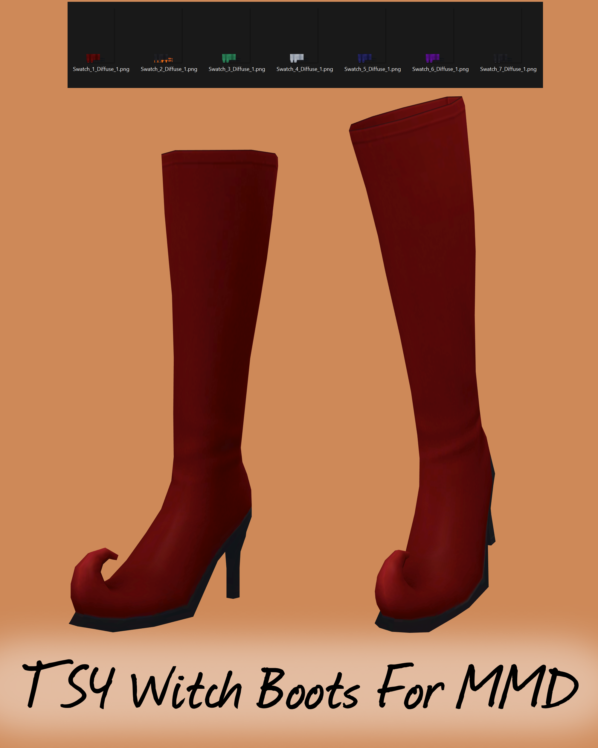 [MMD Part] TS4 Witch Boots [+DL] by PaciSystem on DeviantArt