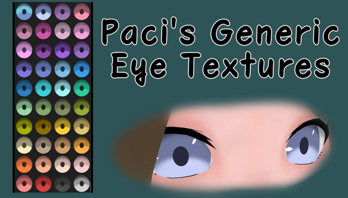 Paci's Generic Eye Textures [+DL] by PaciSystem on DeviantArt