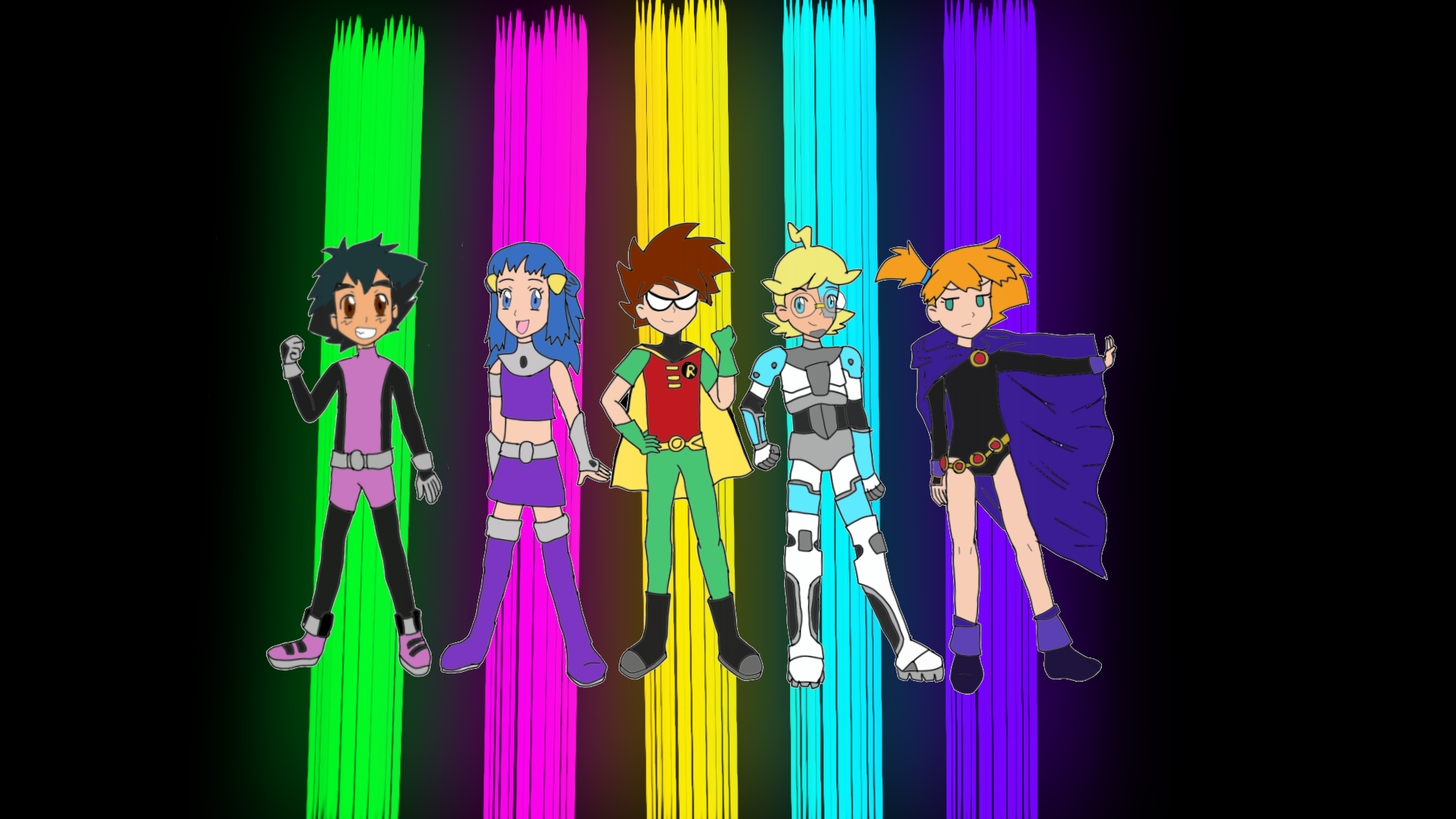 Pokemon Teen Titans by PKMNwatcherShirora on DeviantArt