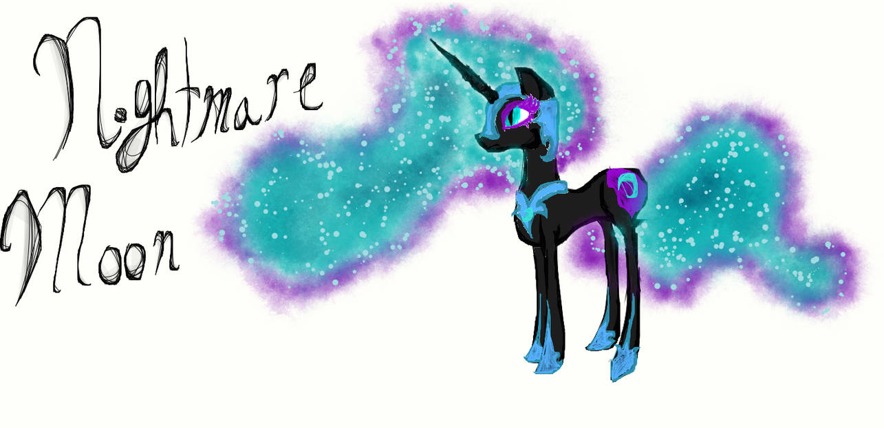 Nightmare Moon (MLP) by AsylumBlackcode on DeviantArt