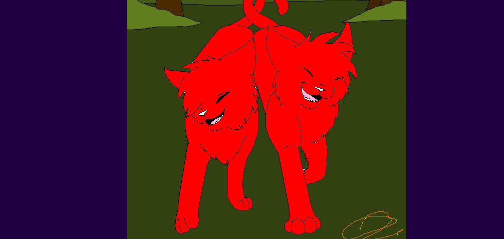 2 Red Cats Falling in Love by Rainfall123 on DeviantArt