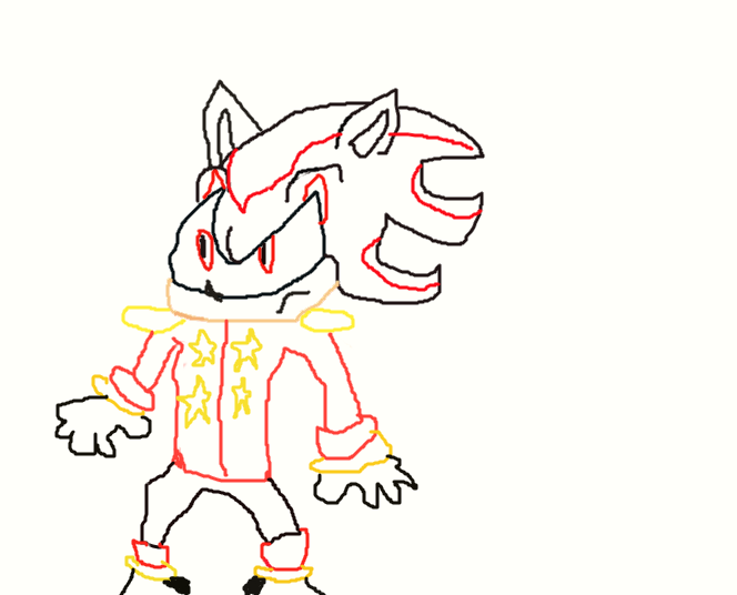 shadow, 25 years later by MegaCrashtheHedgehog on DeviantArt