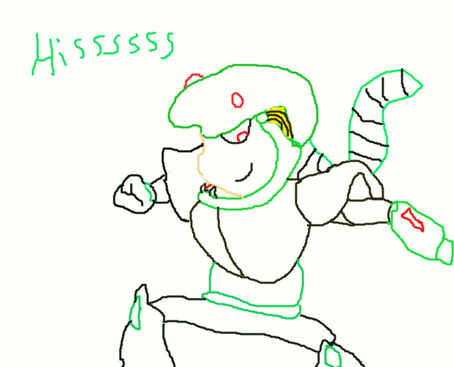 SNAKE MAN by MegaCrashtheHedgehog on DeviantArt