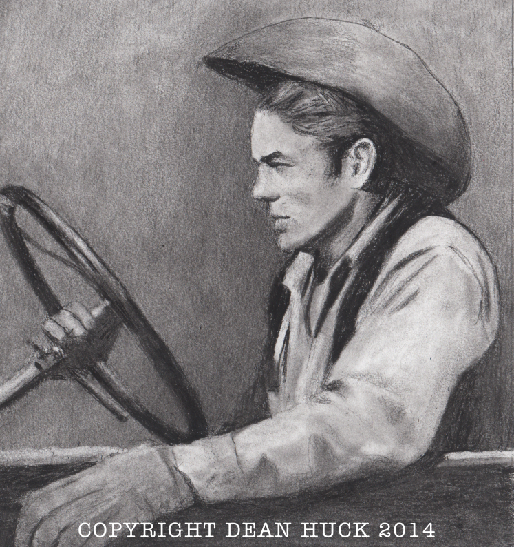 James Dean - original pencil drawing by Dean Huck by DHWallArtist on ...