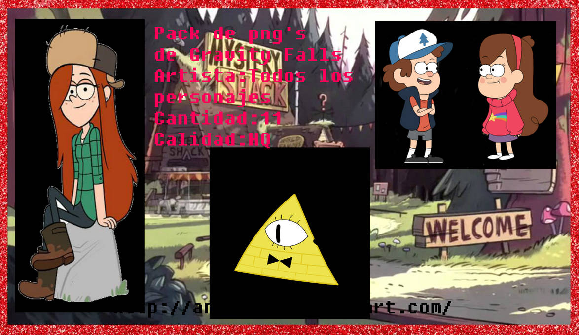Pack de gravity falls by Anto312 on DeviantArt