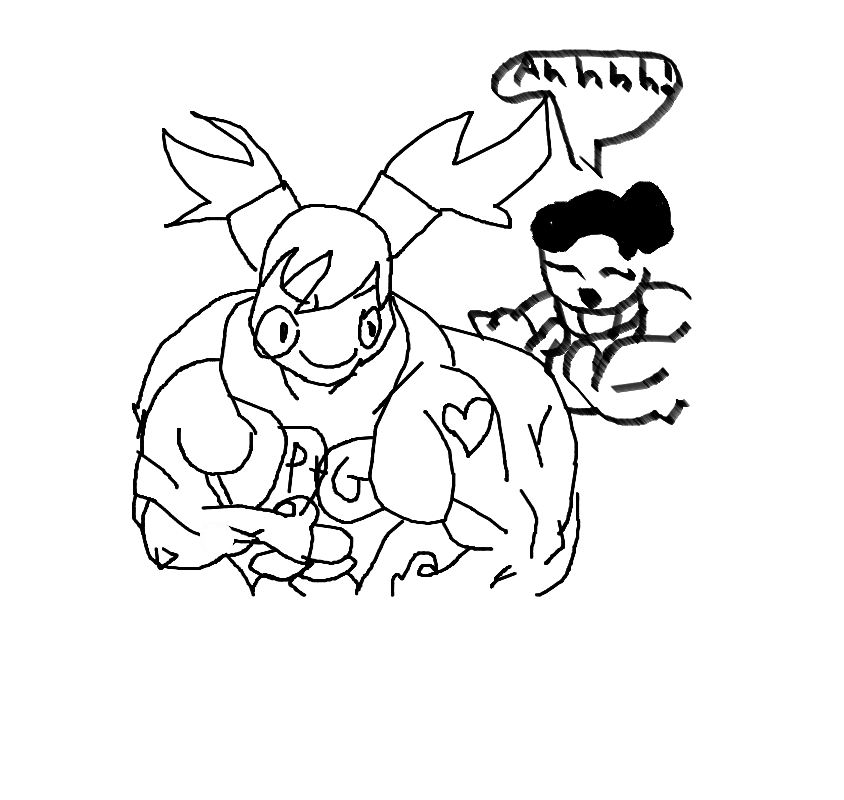 Garu flexing by TheStrongChipmunk on DeviantArt