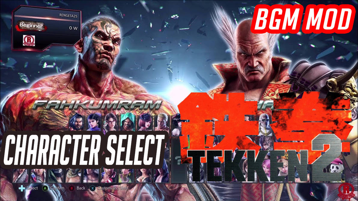 Tekken 2 Character Select BGM Mod by DombiliMaymun on DeviantArt