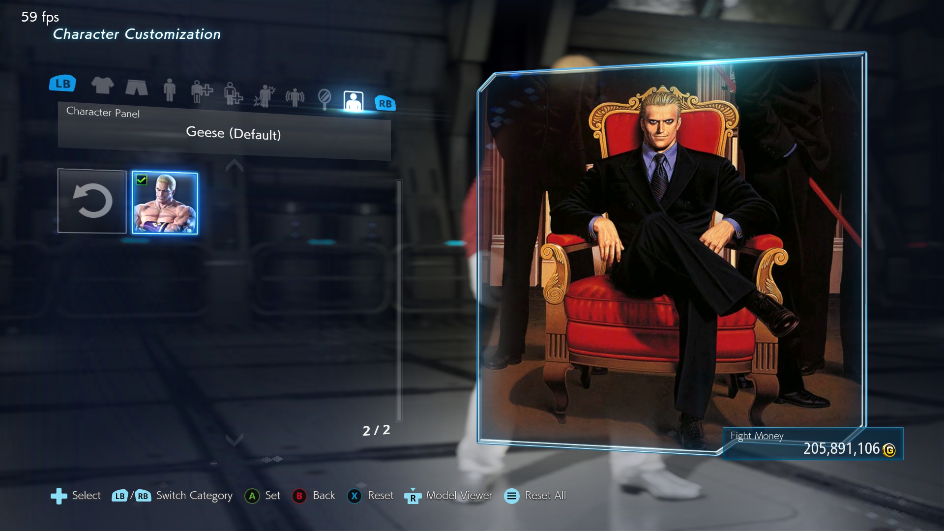 Tekken 7 SNK Geese Howard Panel Art Mod by DombiliMaymun on DeviantArt