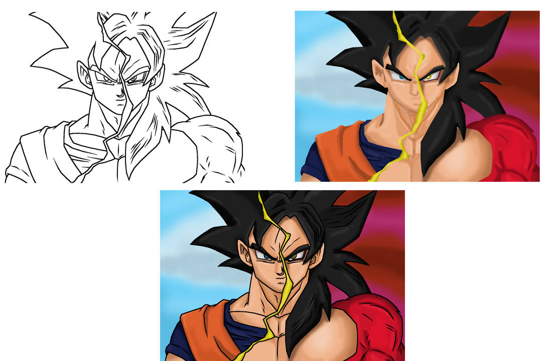Work Sample- Goku by redcloud07 on DeviantArt