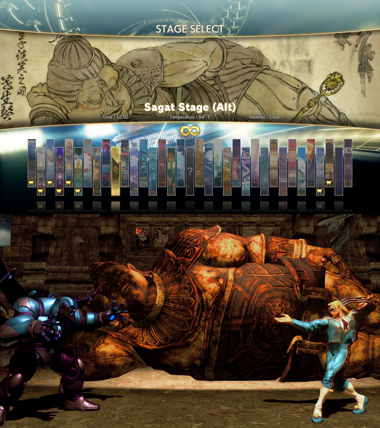 Stage - (Temple Hideout) Sagat Stage (Alt) by mapsking on DeviantArt