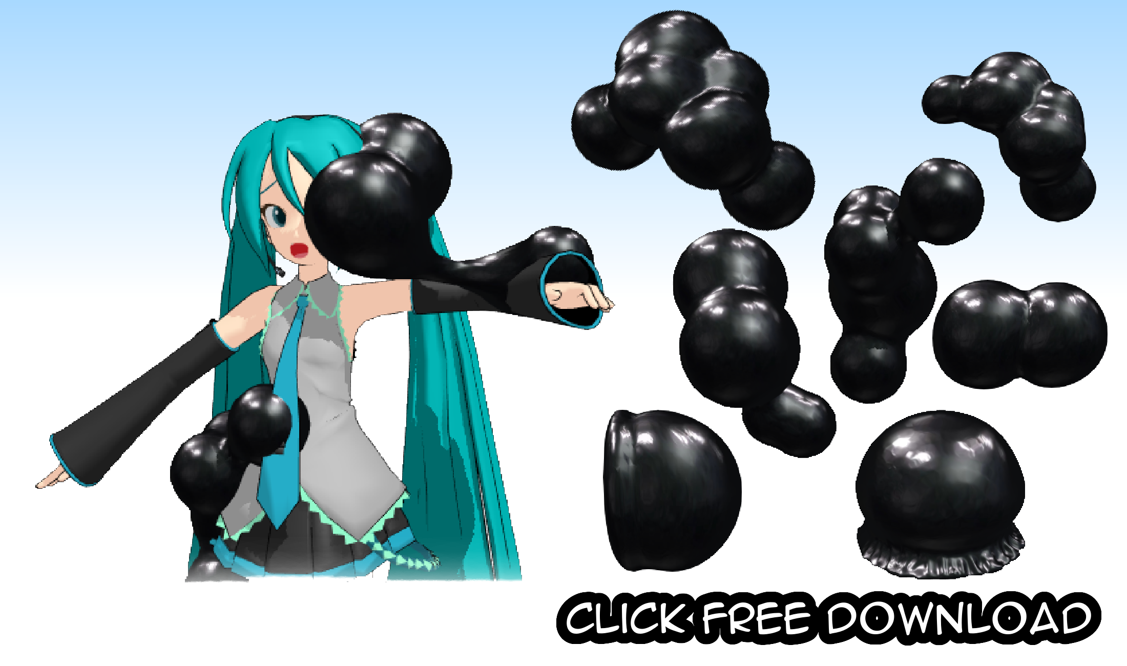 [MMD] Merged and Splat Blobs V1.6 by LightWaveDrake on DeviantArt