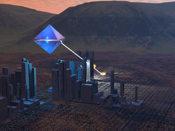 NGE series: Ramiel attacking by Fanf1cFan on DeviantArt