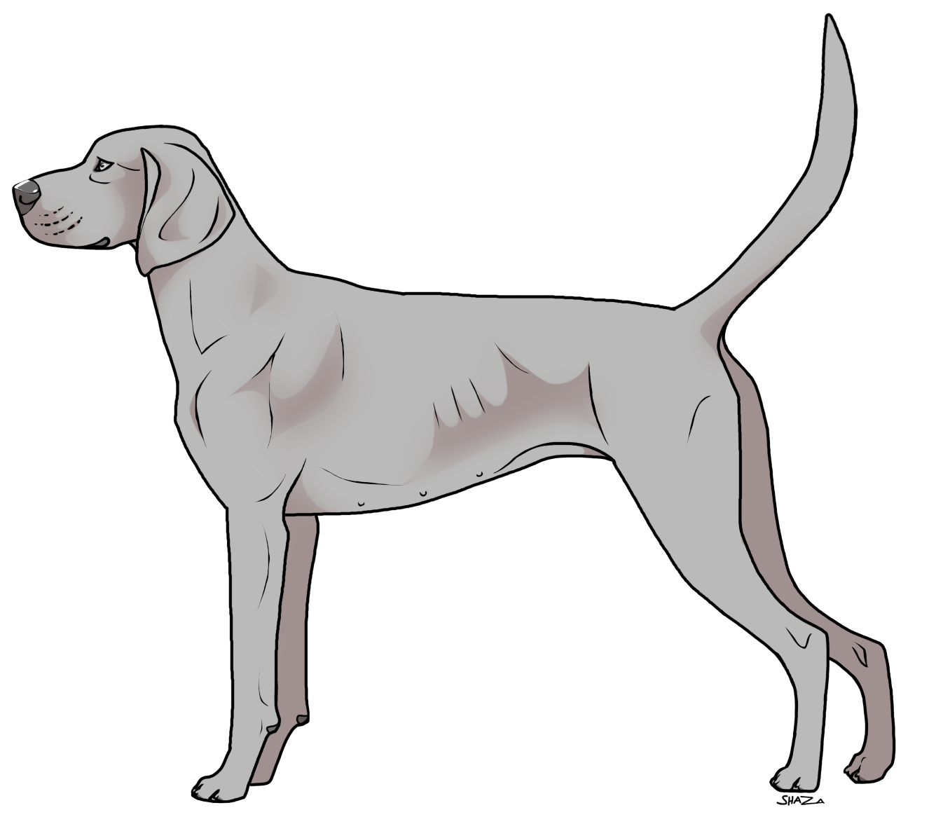 Hound Lineart - P2U by ForgottenAmnesty on DeviantArt