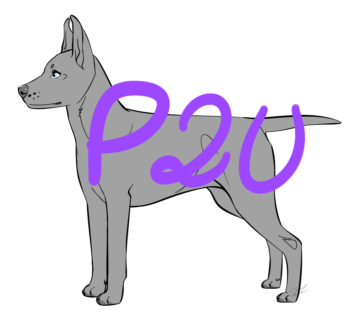 Royale Rifle Dog Puppy Lines P2U by ForgottenAmnesty on DeviantArt