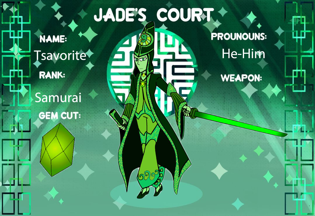 Jades-Court|Tsavorite by DrawDiamond on DeviantArt