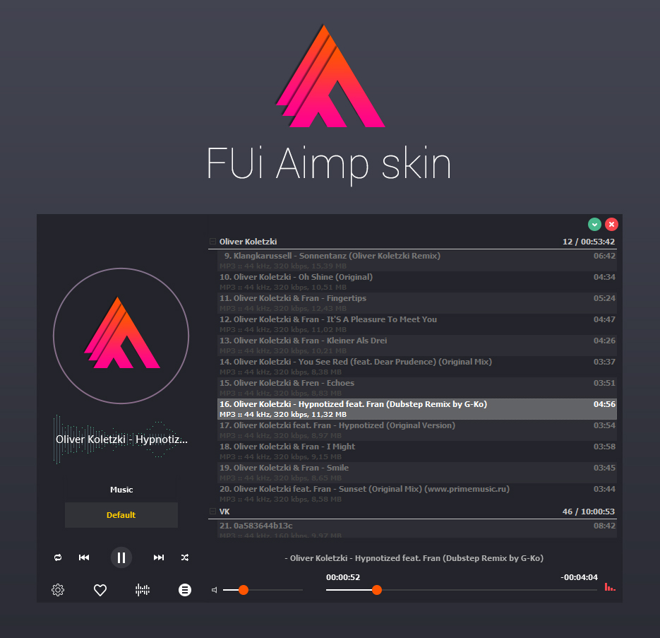 FUI AIMP Skin (Pre-Release) by Vitalik221 on DeviantArt