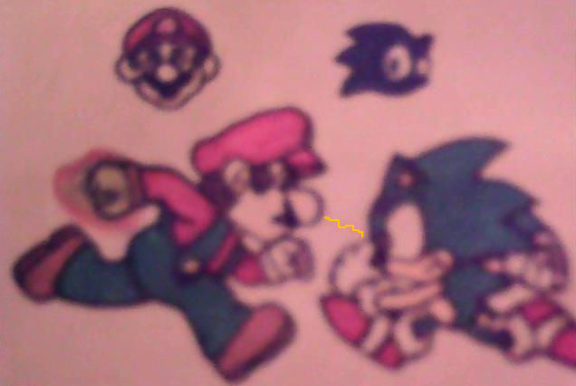 Video Game and Cartoon fight:Mario vs Sonic by Tizlam97 on DeviantArt